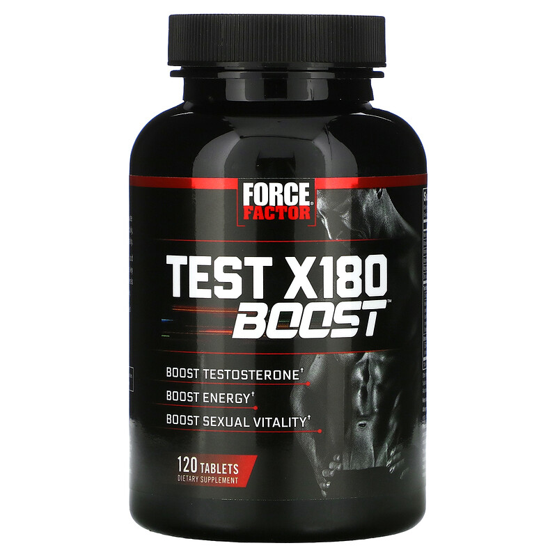 Force Factor Test X180 Boost 120 Tablets :อาหารเสริมช่วยเพิ่มฮอร์โมนเพศ ...