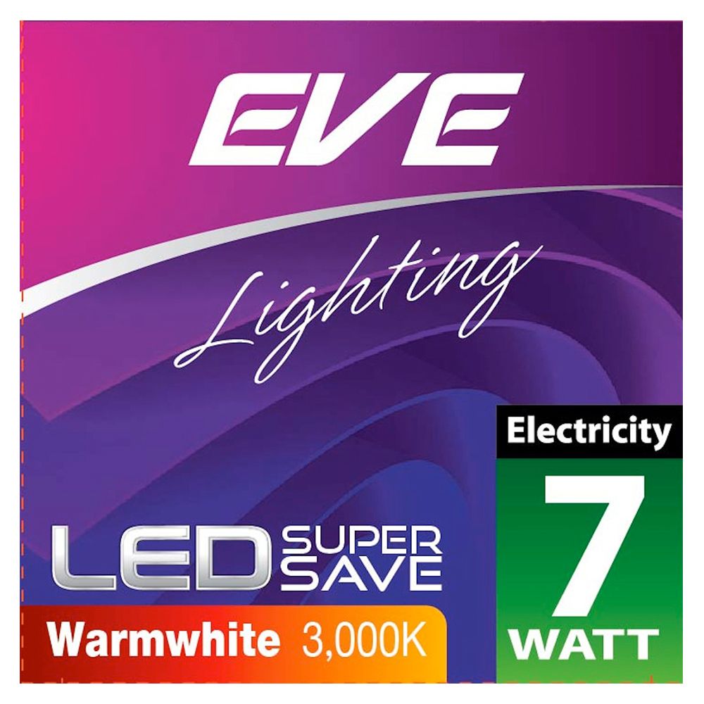 หลอด LED EVE A60 SUPER SAVE 7 วัตต์ WARMWHITE E27 - BOKBOK - ThaiPick