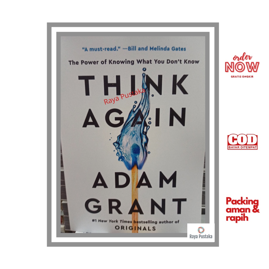 หนังสือภาษาอังกฤษ Think Again Book By Adam Grant - dfb579 - ThaiPick