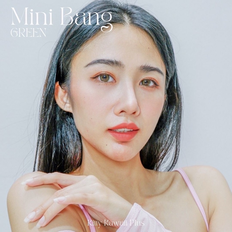 คอนแทคเลนส์ Mini Bang Brown Gray Green (Kitty Kawaii) ขนาดมินิ ลายฮิตจากเกาหลี - Bigeyeland ...