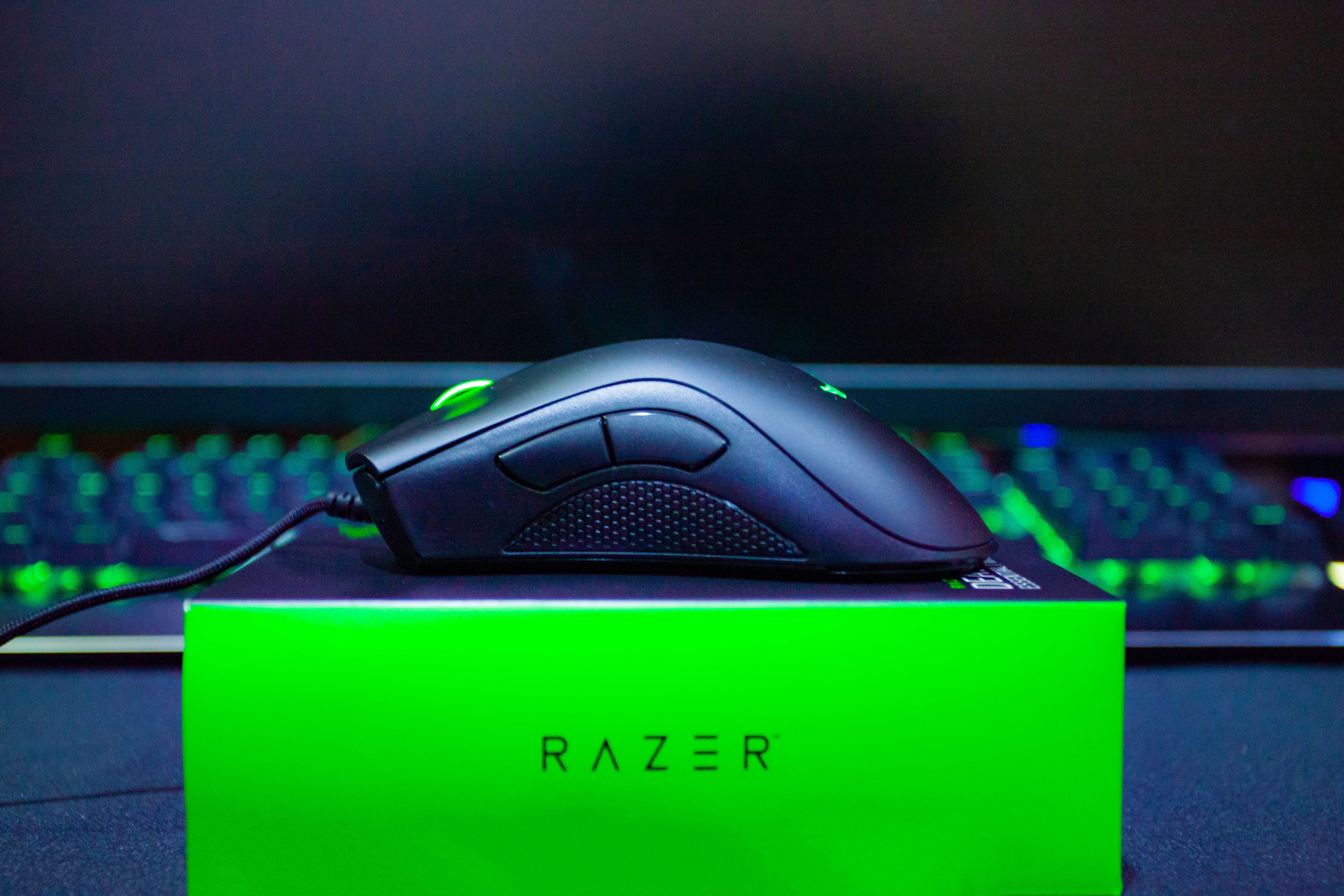 ของแท้ Razer Deathadder Essential สีดำ/ขาว เมาส์ มาโคร จัดส่งฟรี Gaming ...