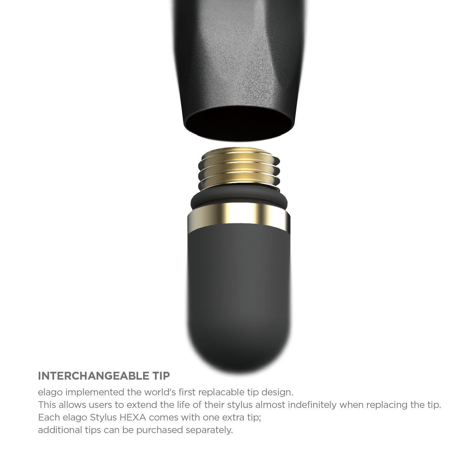 elago Stylus Hexa for iPhone, iPad and iPod iTouch,Galaxy Tab ปากกา ...