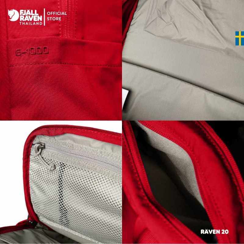 Fjallraven Kanken Raven 20 Simple design backpack Genuine leather strap ...