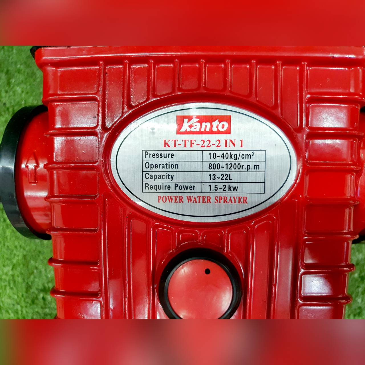 KANTO ปั๊มสามสูบ รุ่น KT-TF-22-2IN1 (ธรรมดาออโต้) ขนาด 34 ความเร็วรอบ 800-1200 RPM. ปั๊มพ่นยา ...