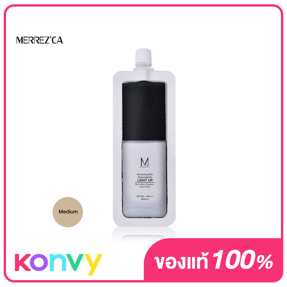 Merrez'ca Perfecting Skin Illumination Light Up SPF50/PA+++ 5ml #Medium ...