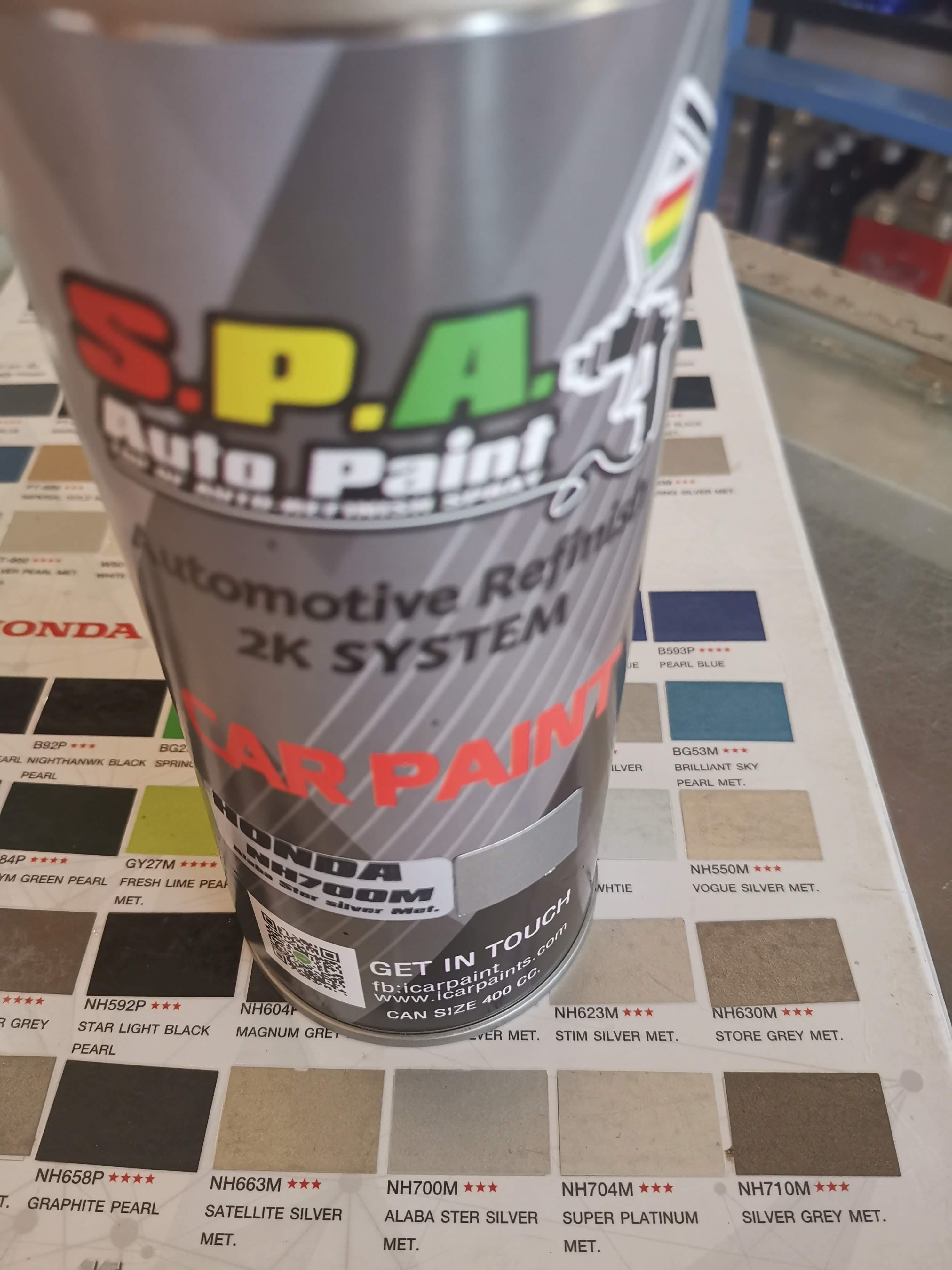 สีสเปรย์พ่นรถยนต์ S.P.A Honda NH700M Alabaster Silver Met. - Werpaint ...