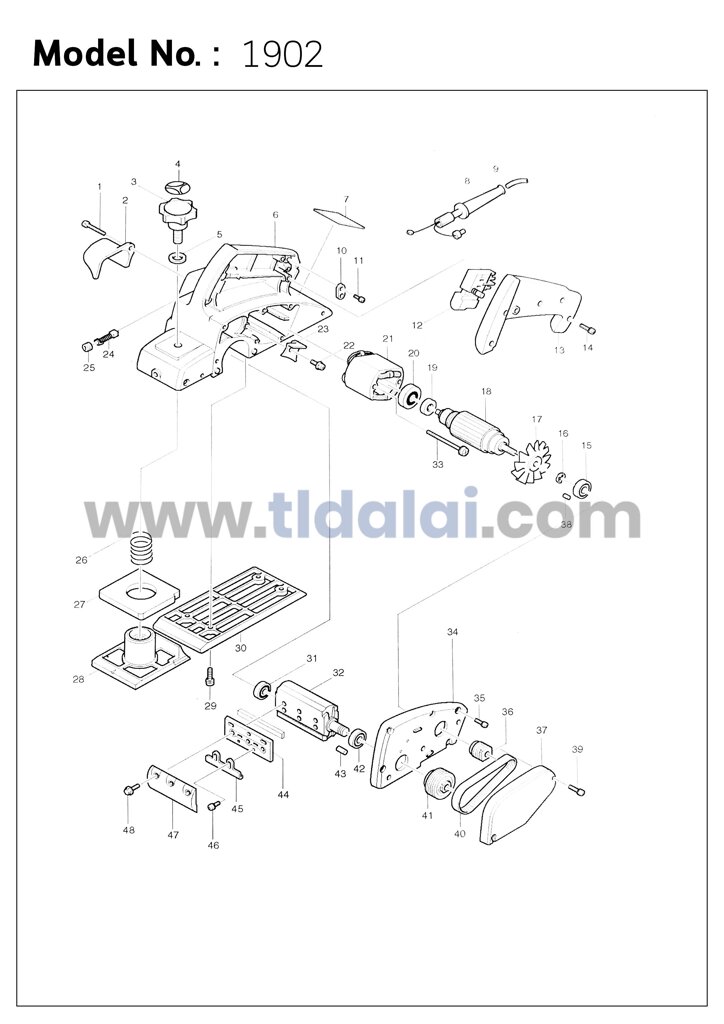 รับประกัน???? ทุ่น Makita มากีต้า กบไฟฟ้า 4 นิ้ว รุ่น N1900B, 1900B, M1901B, 1923B, 1902 ...