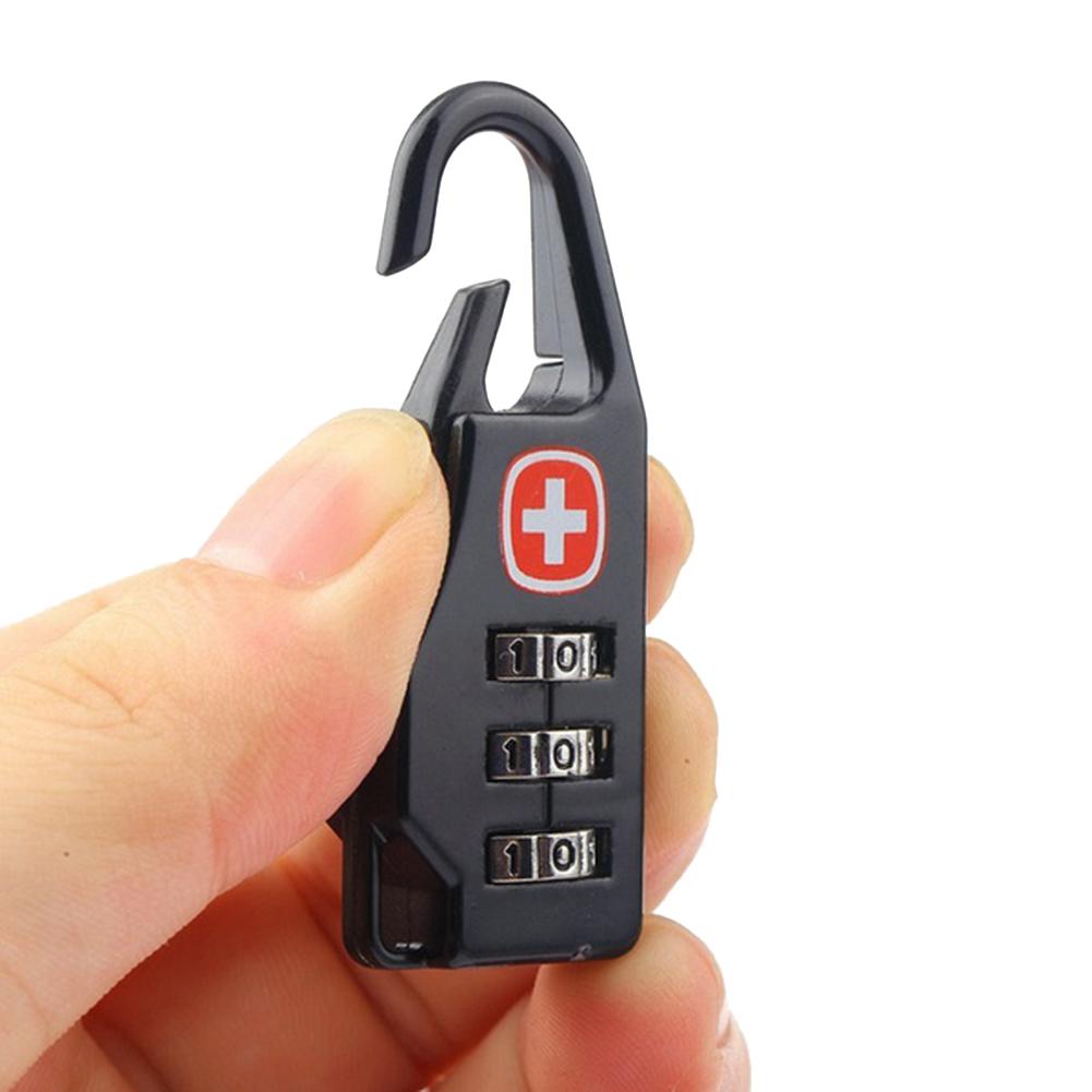 Alloy Combination Code Number Lock Padlock Mini Safe Luggage lock for ...