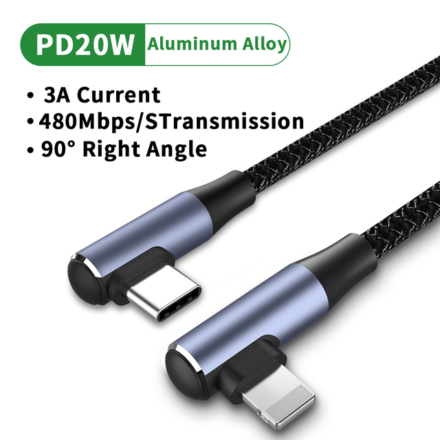 20W PD USB Cable For iPhone 12 Mini 12 11 Pro Max New SE XR XS 3A Fast ...