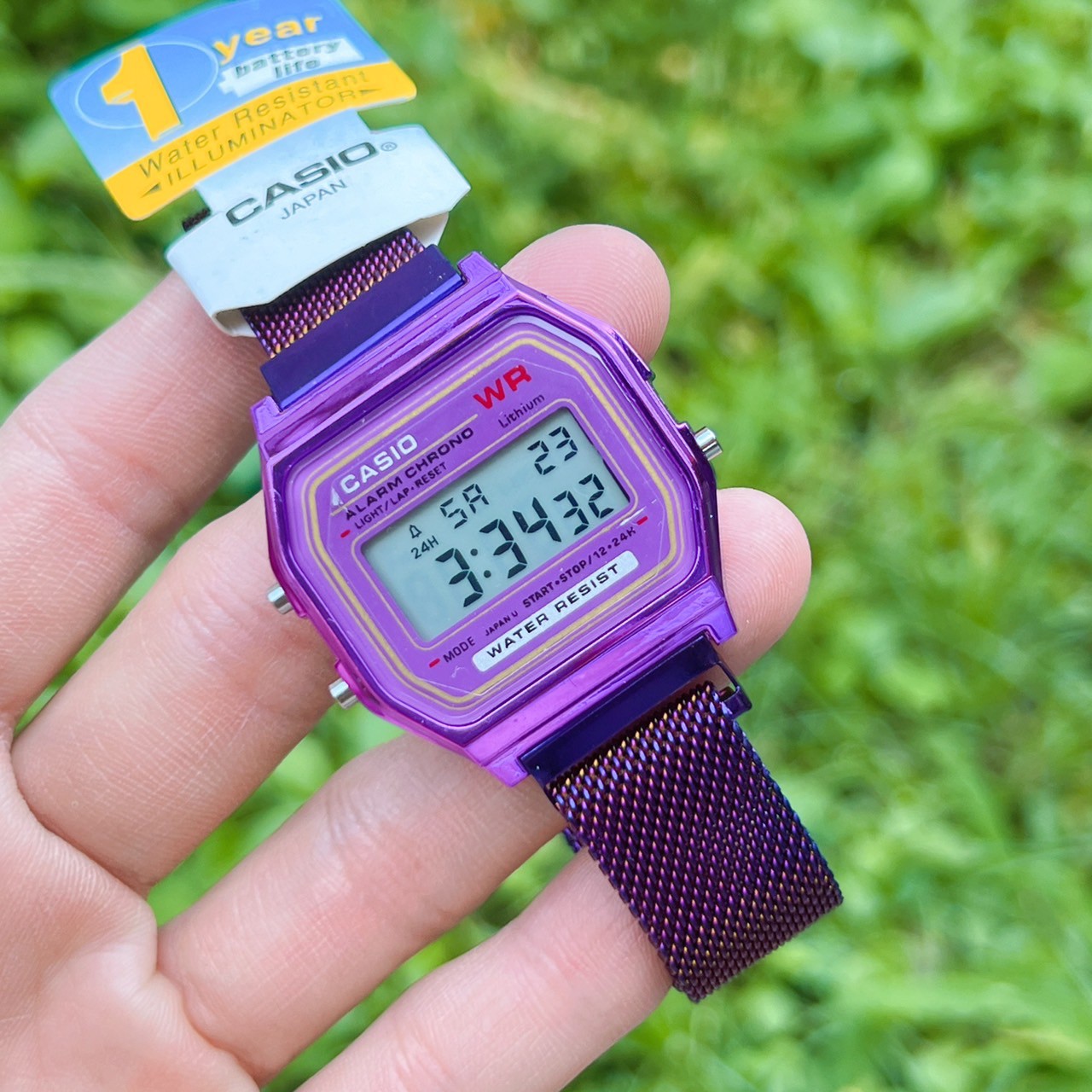 Watchtime นาฬิกาข้อมือแฟชั่น คาสิโอ ระบบดิจิตอล สายแม่เหล็ก มีหลายสี ...