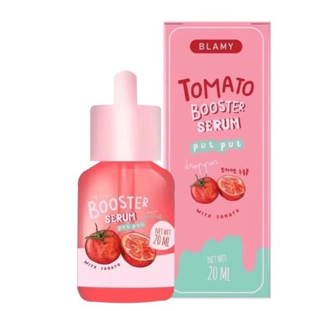 เซรั่มมะเขือเทศ บาล์มมี่ หน้าใส ลดสิว (Blamy Tomato Booster Serum )20ml ...