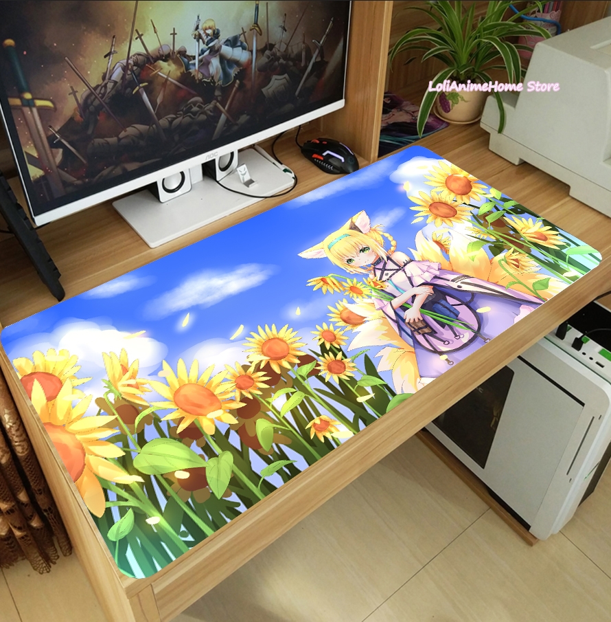 Game Anime Arknights Suzuran Otaku Mouse Pad Laptop Mice Mat Tabletop ...