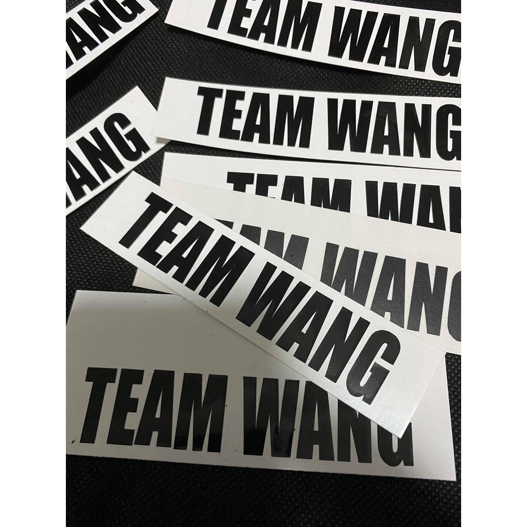 Sticky Note Shop สติ๊กเกอร์ กระดาษความร้อน " [ขั้นต่ำ 3 ชิ้น] ป้าย สติ๊กเกอร์ Team Wang ทีมหวัง ...