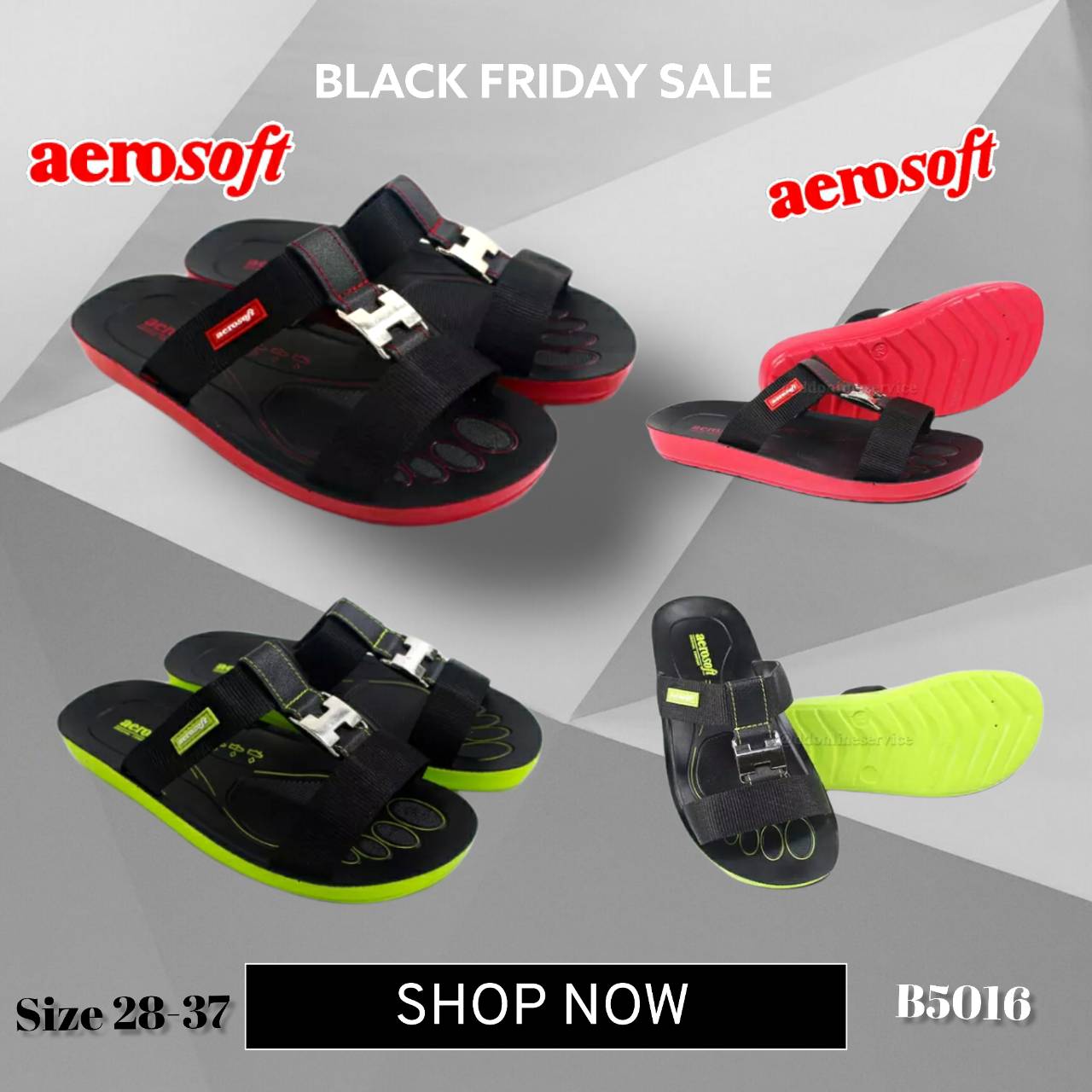 M5801????รองเท้าแตะผู้ชาย Mario by Aerosoft 38-43 - shoe-chu - ThaiPick