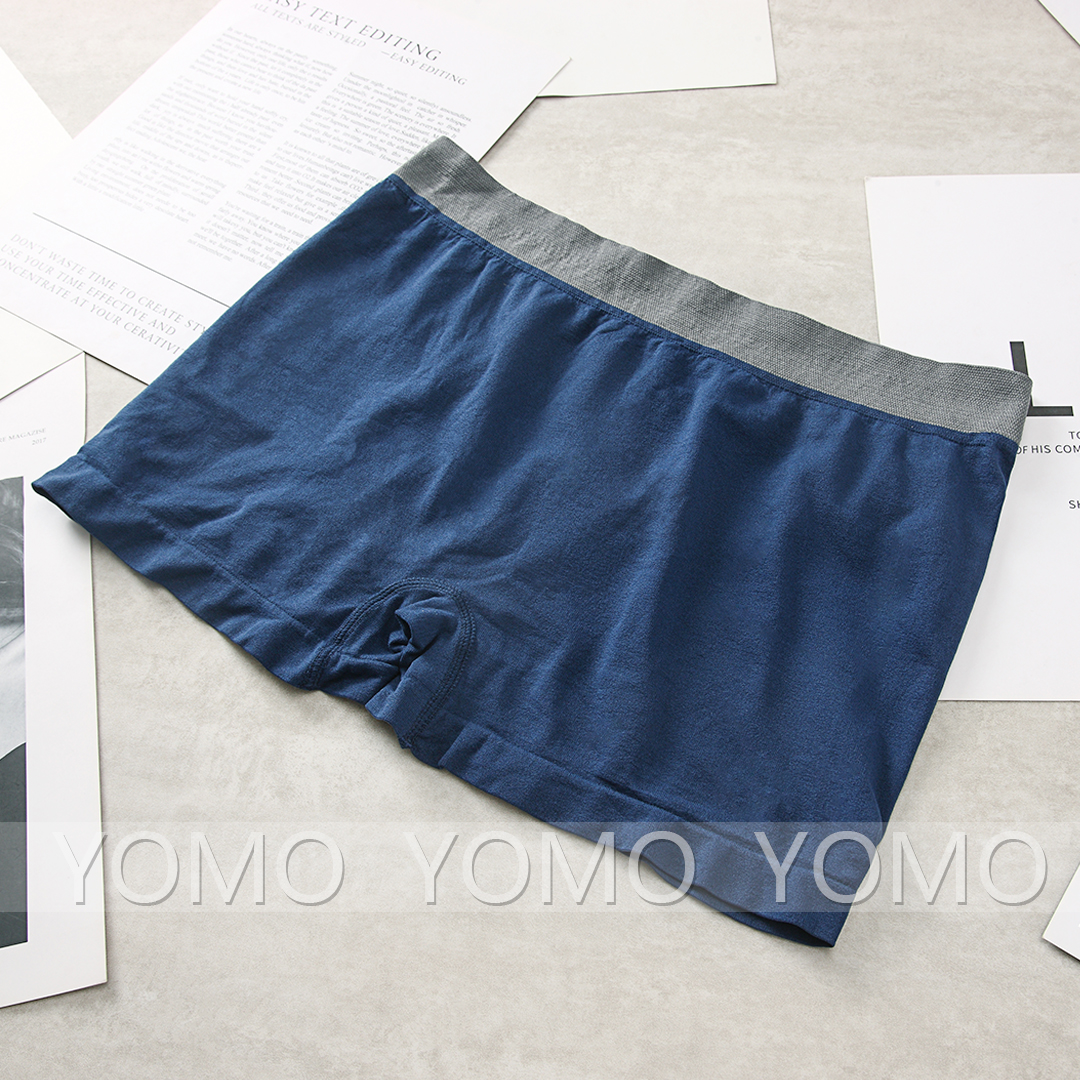 YOMO (5 ชิ้น) กางเกงในชาย MUNAFIE กางเกงในชาย กางเกงบ๊อกเซอร์ชาย ผ้ายืดใส่สบาย ฟรีไซส์ รอบเอว 26 ...