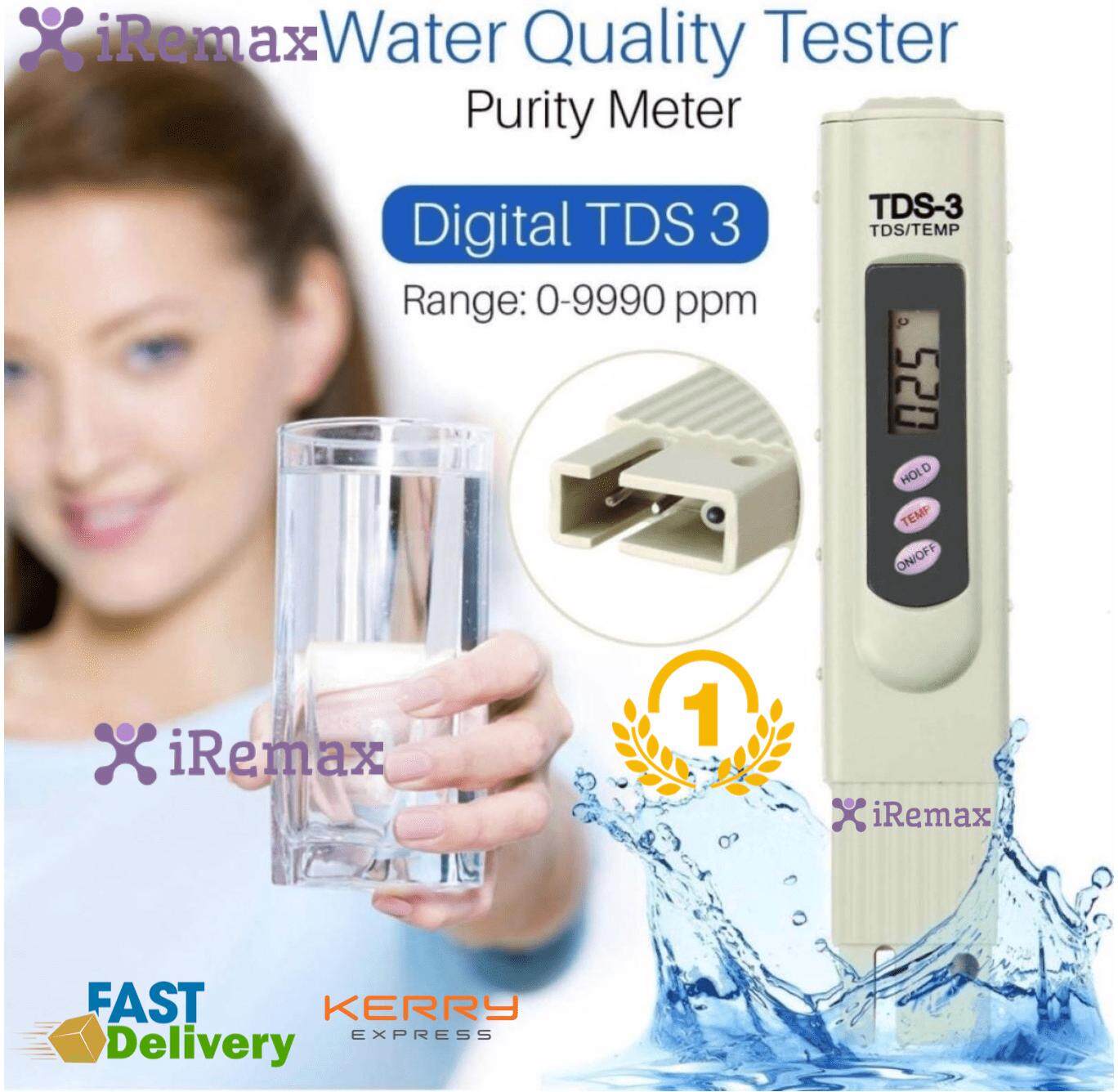 iRemax TDS ปากกา วัดค่าสารละลายในน้ำ พร้อม แบตเตอรี่ ใช้งานได้ทันที ...
