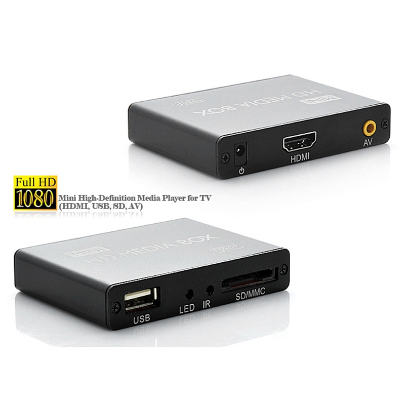 Mini Full HD 1080P Media Player for TV Multi Media Video Player ...