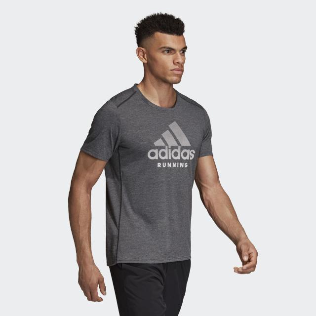 ราคาตอนนี้ Adidas เสื้อวิ่ง ผู้ชาย Adidas Running Man T-Shirt Response ...