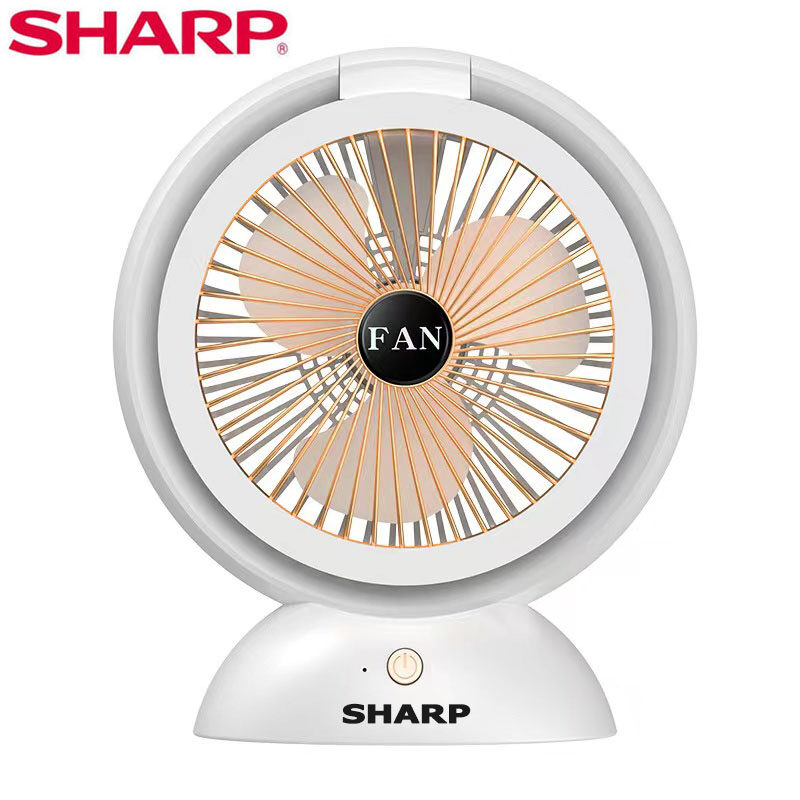 【free shipping】SAHRP พัดลมตั้งโต๊ะ 💚พัดลมไฟLED 8 นิ้ว💚 ปรับได้ 4ระดับ ...