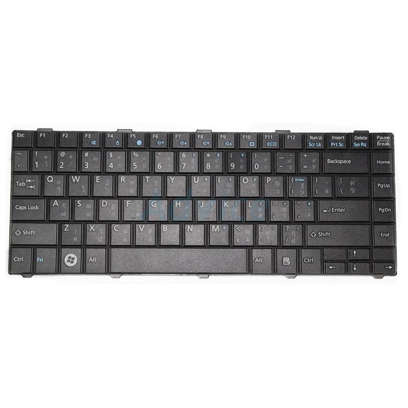 Keyboard FUJITSU LH530 14 ''(Black) PartNB (สกรีนไทย-อังกฤษ)คีย์บอร์ด ...