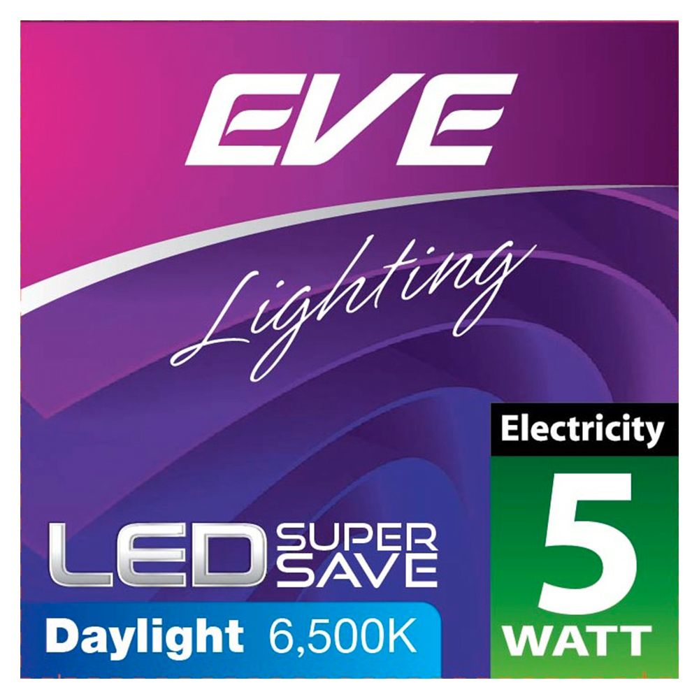 หลอด LED EVE A60 SUPER SAVE 5 วัตต์ DAYLIGHT E27 - Mr. Super - ThaiPick
