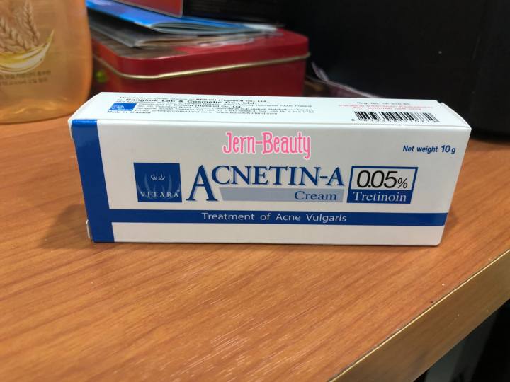 ซื้อที่ไหน Vitara Acnetin-a 0.05% cream 10G สำหรับปัหาสิวอุดตันและรอย ...