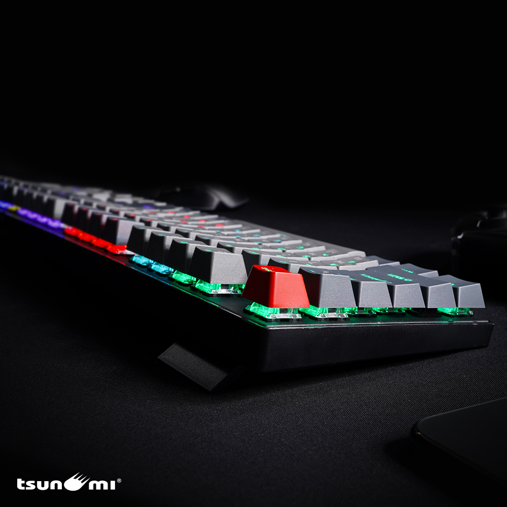 Tsunami MK-02 Pro คีย์บอร์ดเกมมิ่ง 100 104 Key Mechanical Keyboard ...