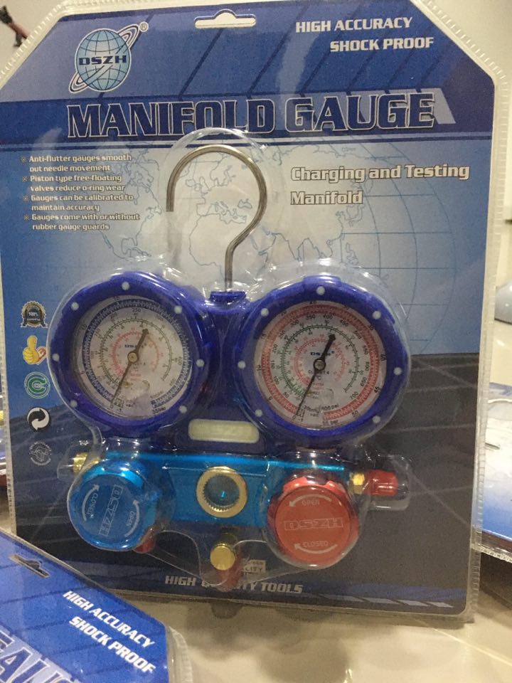 ชุดเกจวัดน้ำยาแอร์พร้อมสาย 60 นิ้ว ชุดเกจ DSZH ชุดเกจวันน้ำยาแอร์ R-32-134-410-R-22 ชุดเจกวัด ...