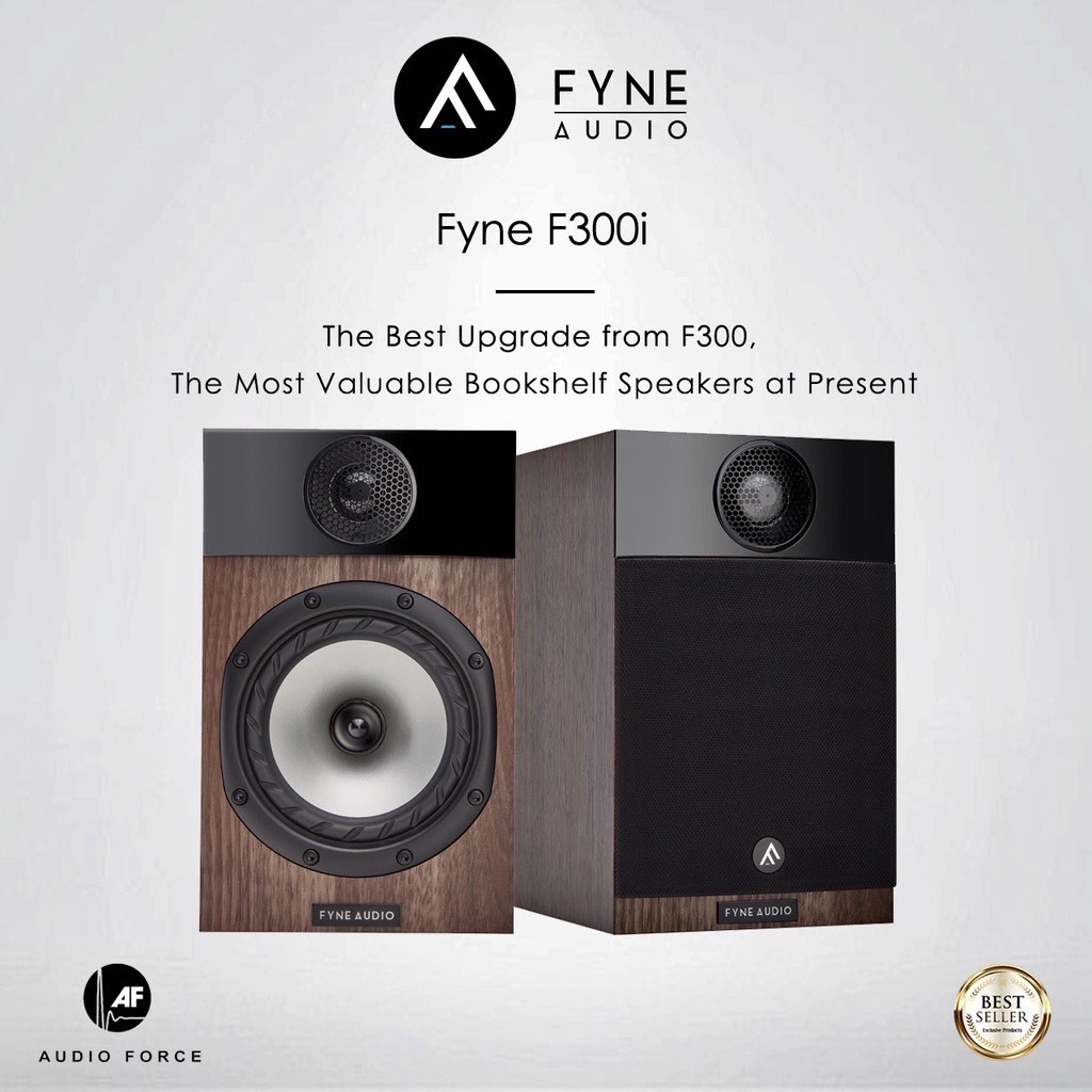 Fyne Audio F300i : The Best Upgrade From F300, The Most Valuable Bookshelf Speakers In The World ...