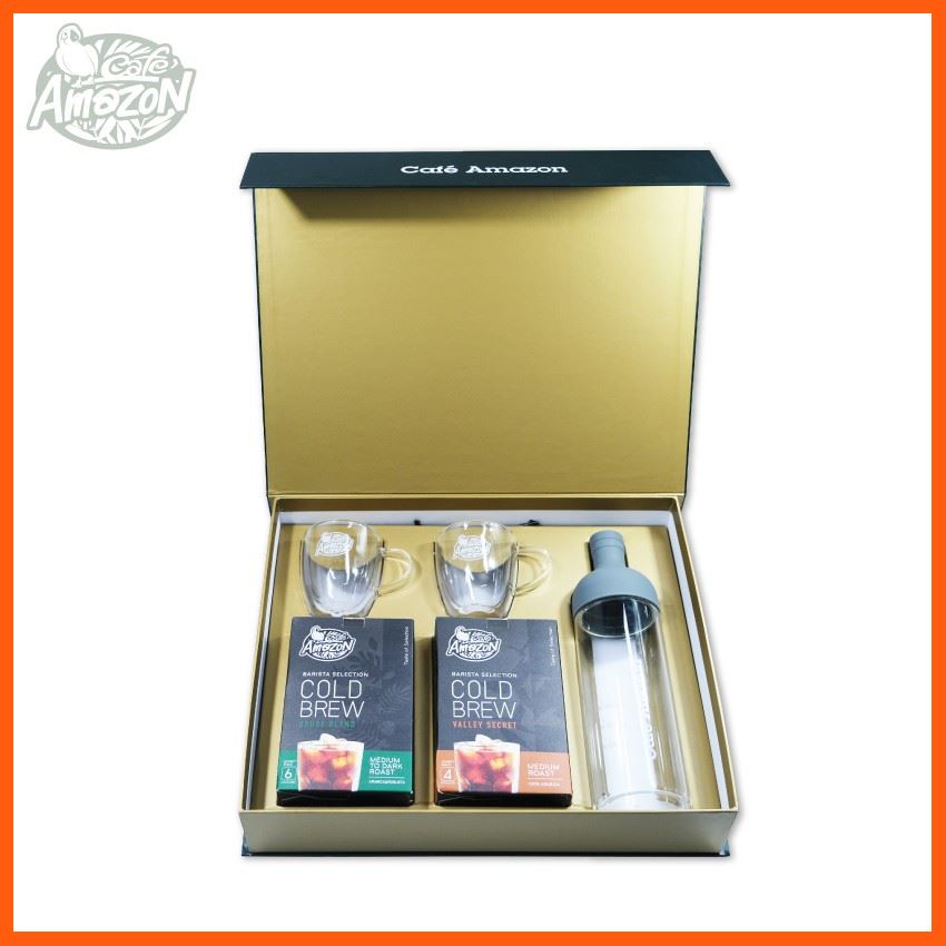 SALE" Café Amazon Cold Brew Gift Set (ชุดของขวัญกาแฟ Cold Brew คาเฟ่ อ ...