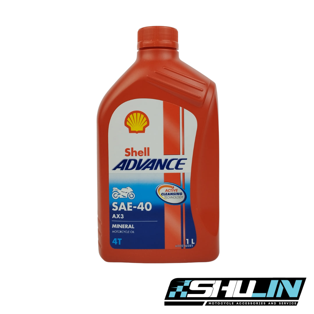 SHELL ADVANCE รุ่น AX3 4T SAE-40 - SHULINMOTO - ThaiPick