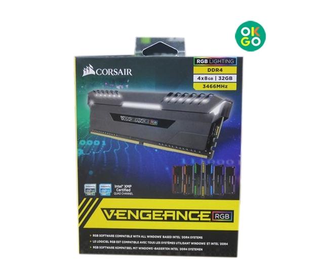 RAM DDR4(3200) 32GB (16GBX2) CORSAIR VENGEANCE RGB PRO SL BLACK [สินค้า ...
