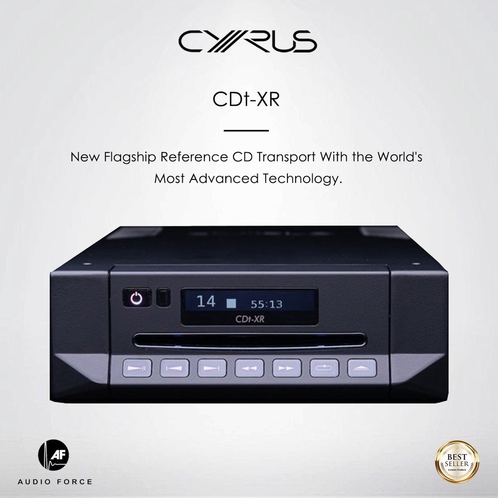 CYRUS CDt-XR : New Flagship Reference CD Transport With The World's ...