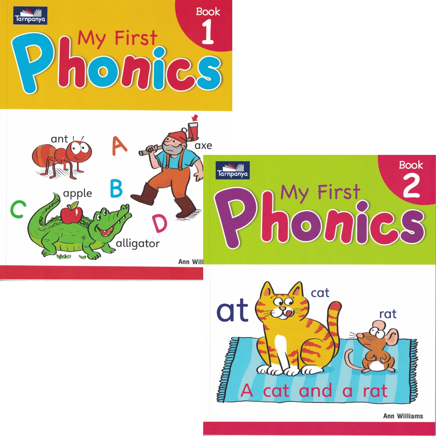 หนังสือ My First Phonics Book ( 1 ชุด 2 เล่ม ) สแกน Qr-code เพื่อฝึกออก ...