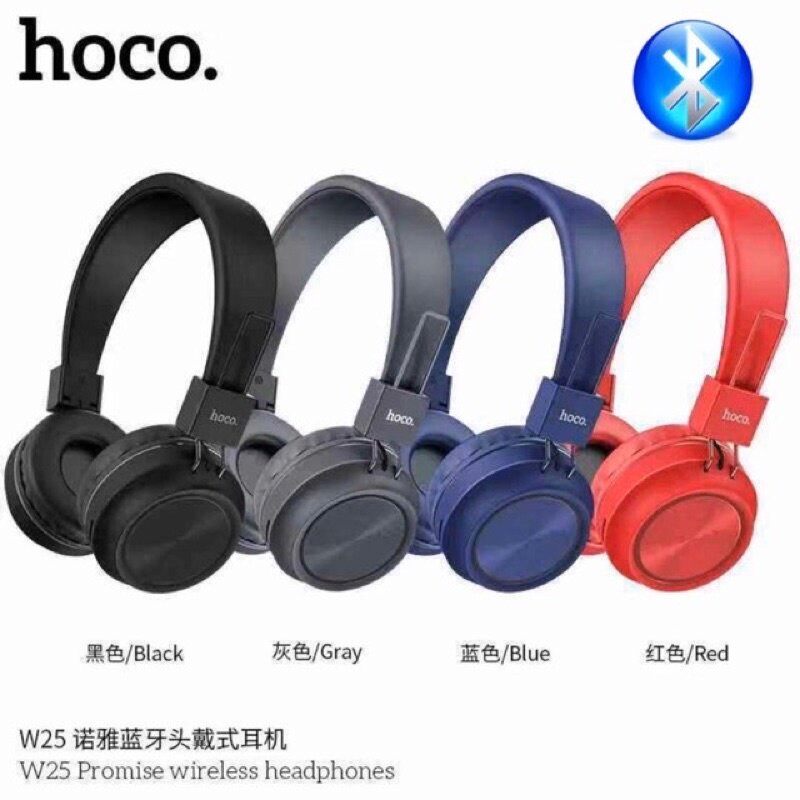 Hoco หูฟังบลูทูธ W25 W30 Wireless Bluetooth Headphone หูฟังไร้สาย ...