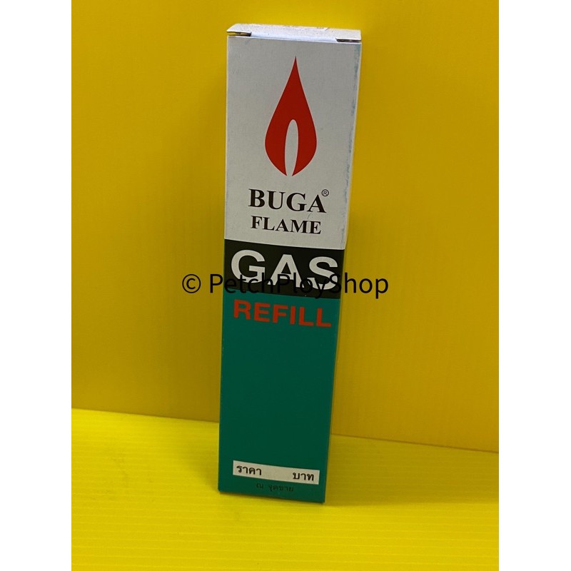 แก๊สไฟแช็ค แก๊สกระป๋อง บูก้า Buga แก๊สเติมไฟแช็ค BUGA FLAME GAS refill ...