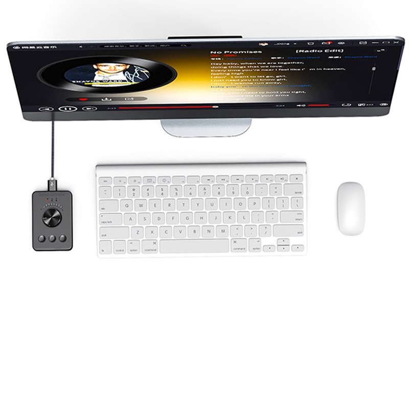 USB External Volume Control Adjust Knob Bluetooth 5.1 with Play Pause ...
