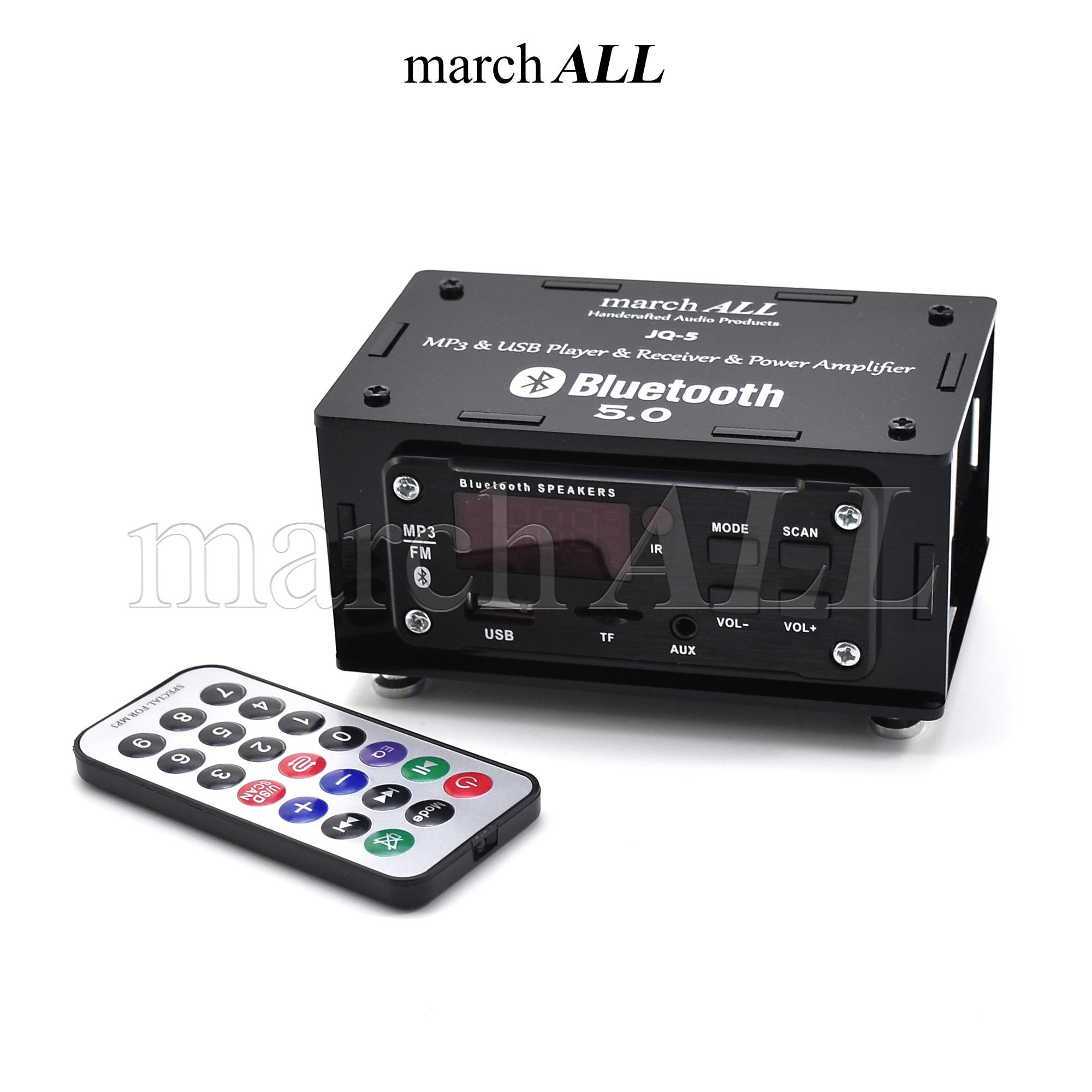 Marchall JQ-5 แอมป์ บลูทูธ 5.0 ใหม่ล่าสุด เครื่องขยายเสียง 18W+18W RMS ...
