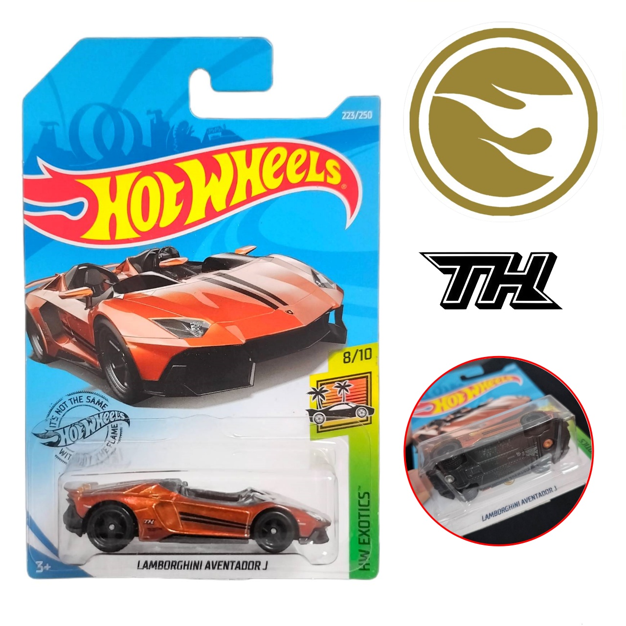 โมเดลรถเหล็ก Hotwheels : LAMBORGHINI AVENTADOR J ลิขสิทธิ์แท้ ล้อยาง ...