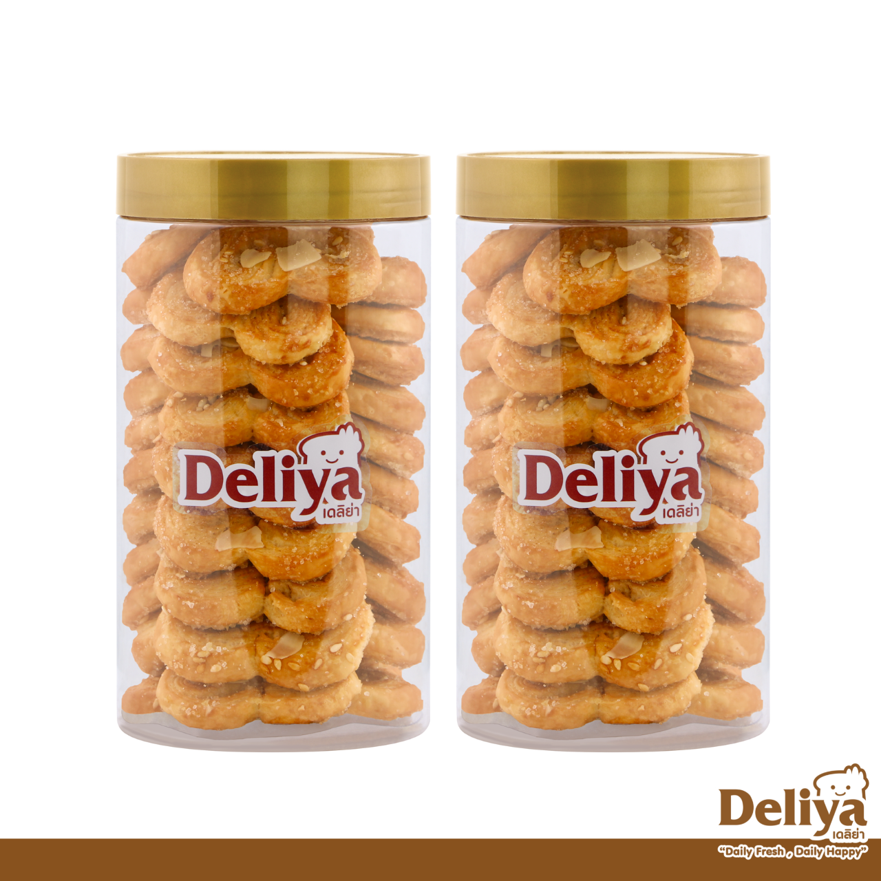 Deliya erfly บัตเตอร์ฟลาย พายกรอบโรยน้ำตาล | Lazada.co.th