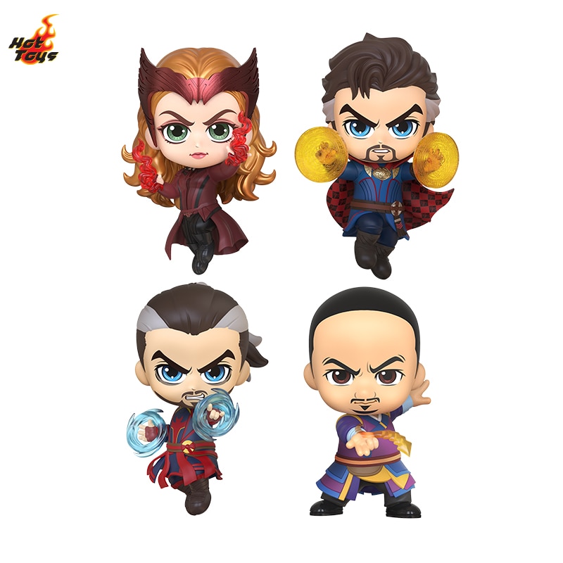 Hot Toys COSBABY DOCTOR STRANGE Scarlet Witch WONG DEFENDER STRANGE ...