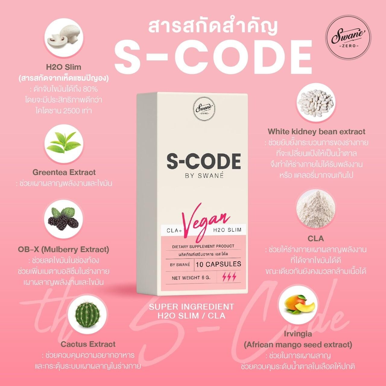ส่งฟรี 1 แถม 1 ไขมันไม่ใช่เพื่อนเรา Scode เอสโค้ด โคตรลด Vegan H2OSLIM CLA คุมหิว ส่งฟรี ...