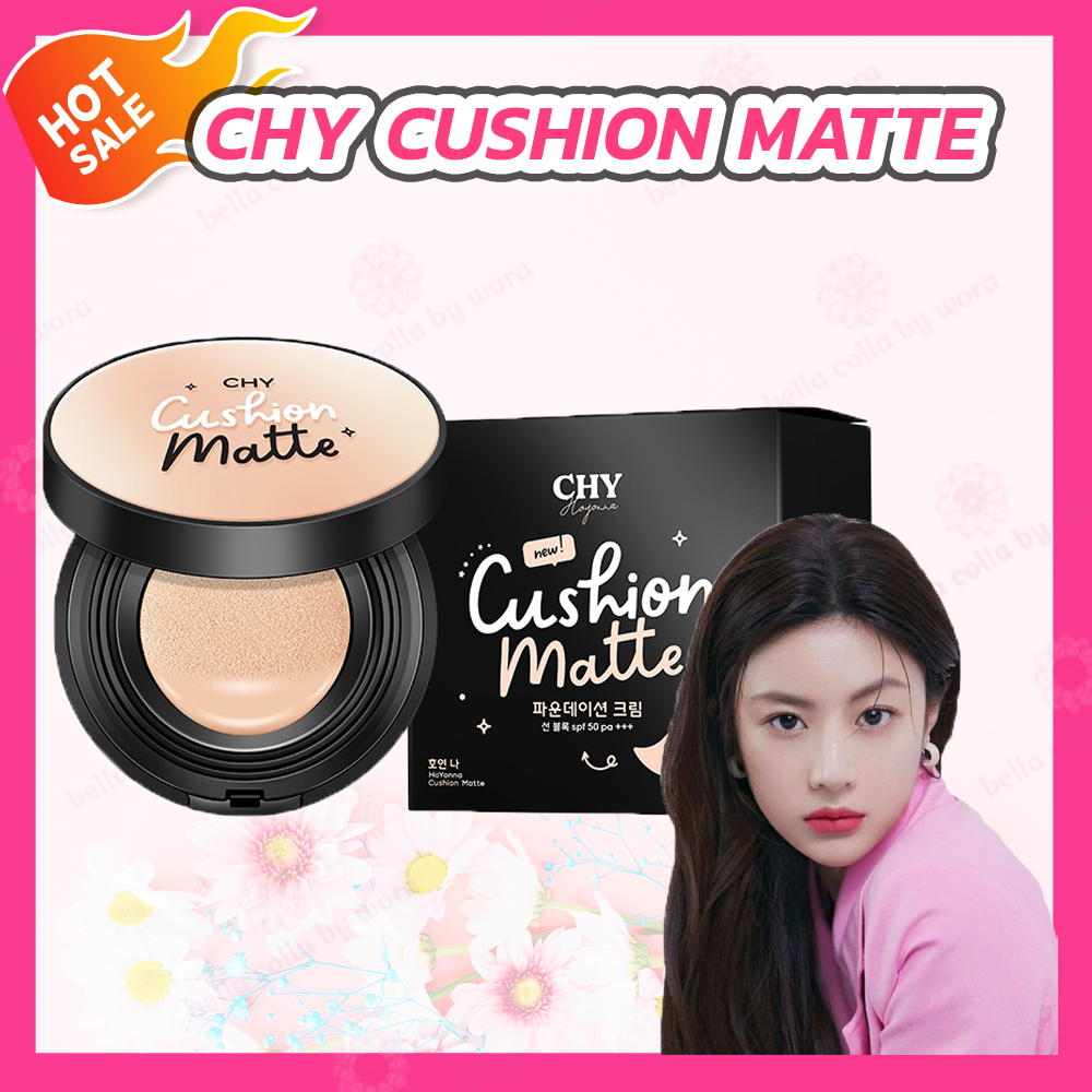 คุชชั่นChy [1 ตลับ] [เบอร์ 1] CHY CUSHION MATTE คุชชั่น โฮยอน - Bella Colla by Wora - ThaiPick