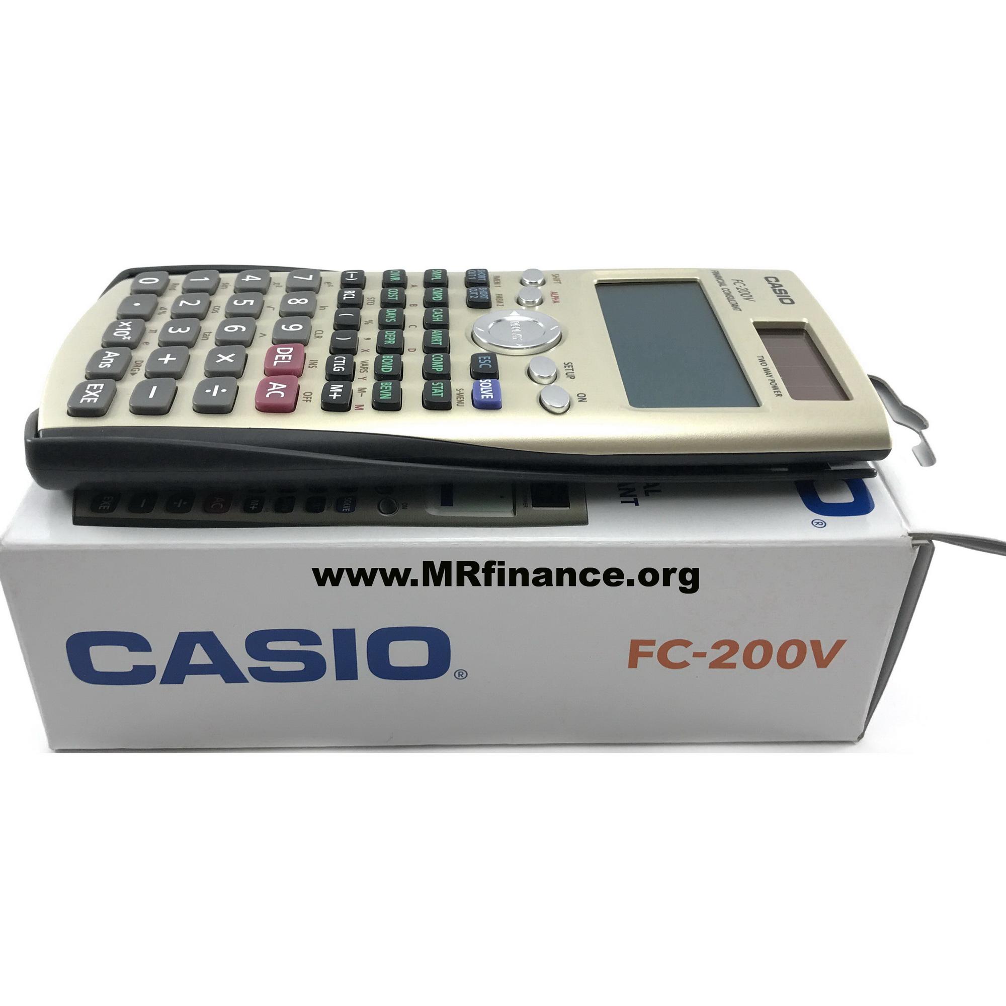 CASIO fc-200V เครื่องคิดเลขทางการเงิน - MR.Finance - ThaiPick