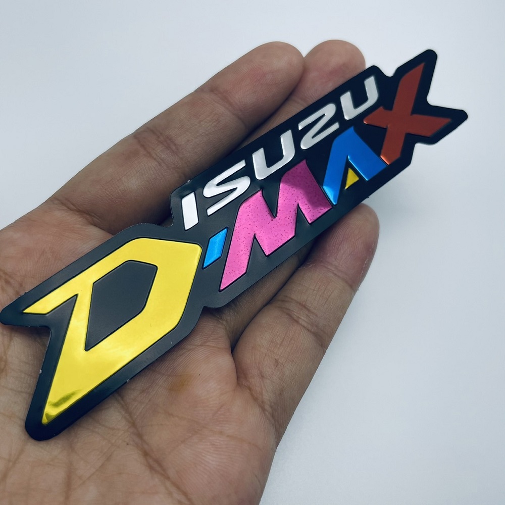 สติกเกอร์ ดีแม็ก D-max Isuzu DMax All New D-สีทอง สติ๊กเกอร์ 3D ปั๊มนูน ...