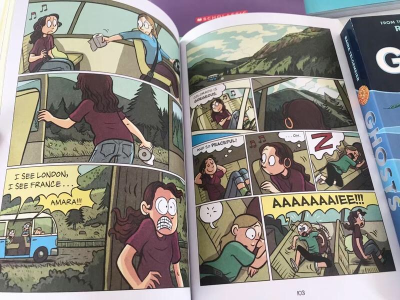 [A book is bit damaged]Raina Telgemeier Full-color comic novel 6 books ...