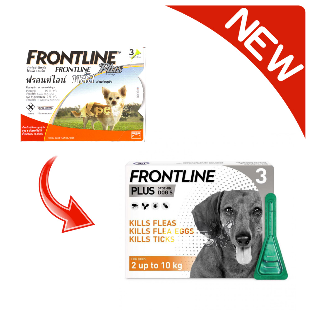 Frontline Plus Small Dog ยาหยอดหลัง สุนัขพันธุ์เล็ก น้ำหนักไม่เกิน 10 ...