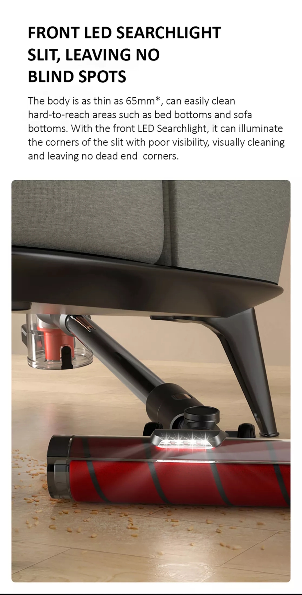 Deerma เครื่องดูดฝุ่นไร้สาย VC80 เครื่องดูดฝุ่น Vacuum Cleaner Wireless ...