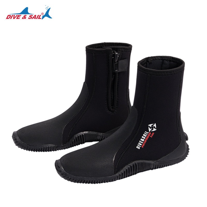Divesail High Boots for scuba diving Neoprene 5mm รองเท้าดำน้ำ สำหรับ ...