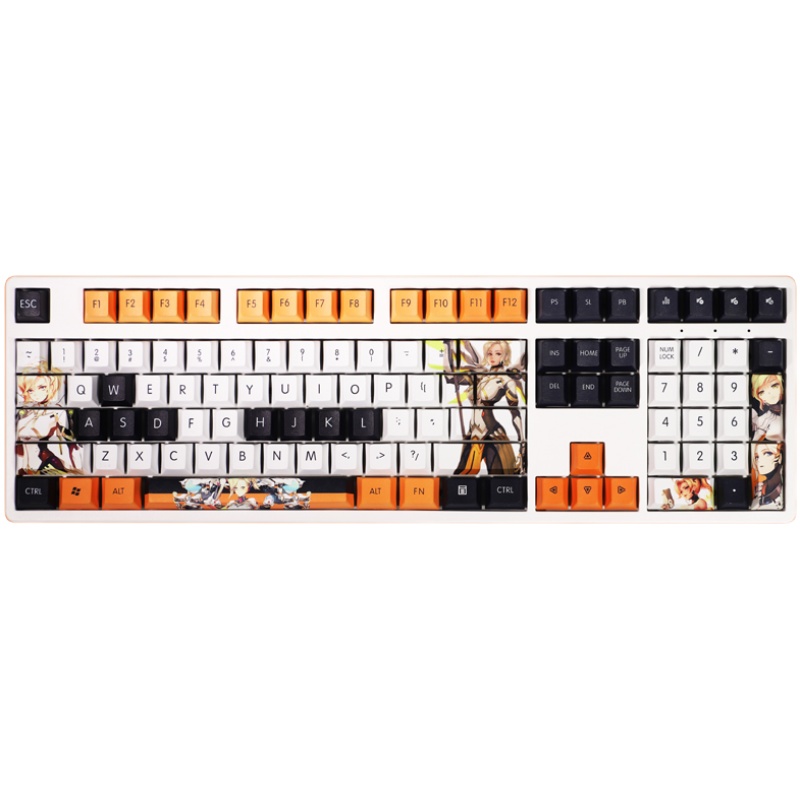 108 Keys Overwatch Game Animation Keycaps Cool Design Mechanical ...